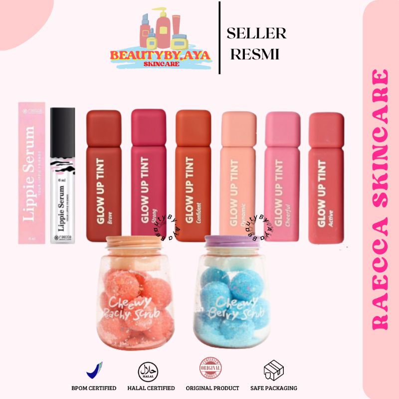 Jual [READY] GLOW UP TINT BY RAECCA | LIPPIE SERUM BY RAECCA | BODY ...