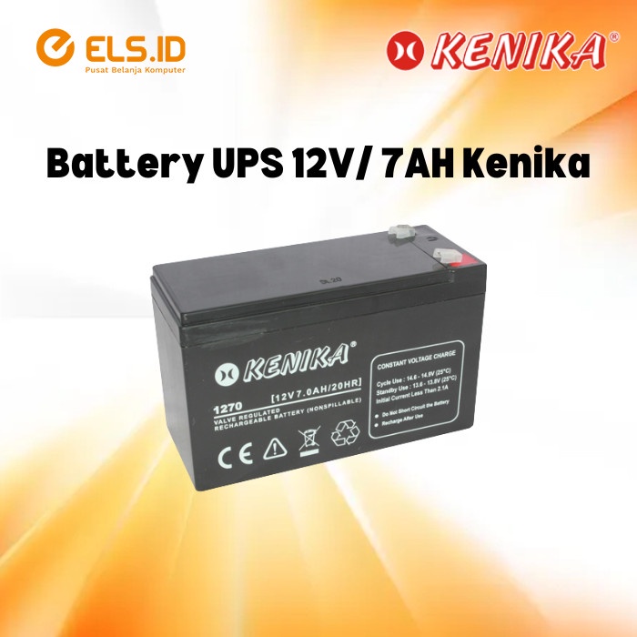 Jual Battery UPS 12V/ 7AH Kenika (6bl) | Shopee Indonesia