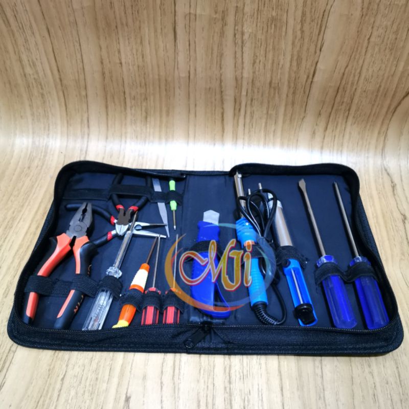 Jual Toolkit Electrical 14pcs SANDS Tool Kit Elektronik Set Lengkap 14 ...