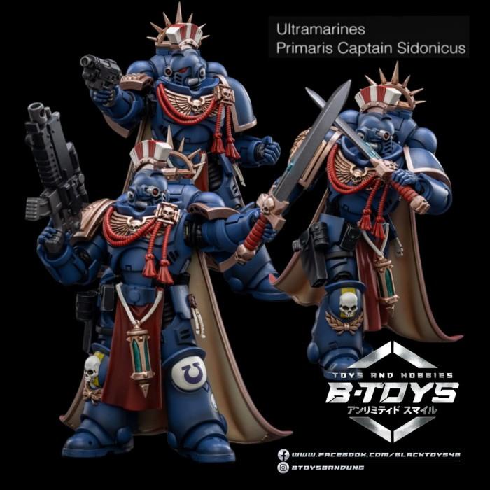Jual Joytoy 1/18 Warhammer Ultramarines primaris Captain Sidonicus ...