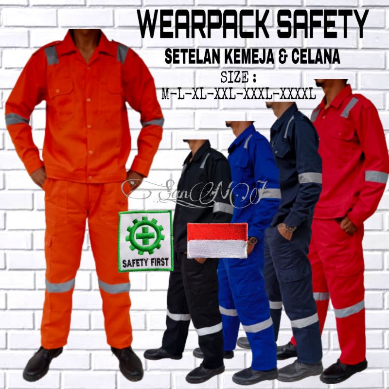 Jual Wearpack Safety Setelan / Wearpack Potongan / Setelan Baju Dan ... Jual Wearpack Safety Setelan / Wearpack Potongan / Setelan Baju Dan ...
