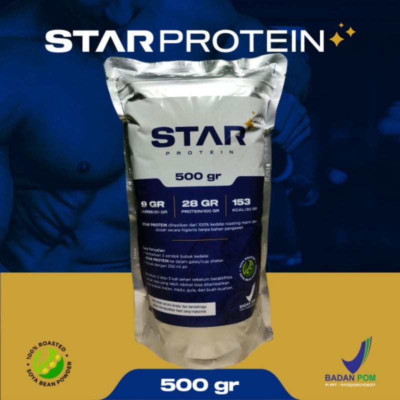 Jual STAR PROTEIN - Whey Protein Bubuk Kedelai - 500 gram | Shopee ...