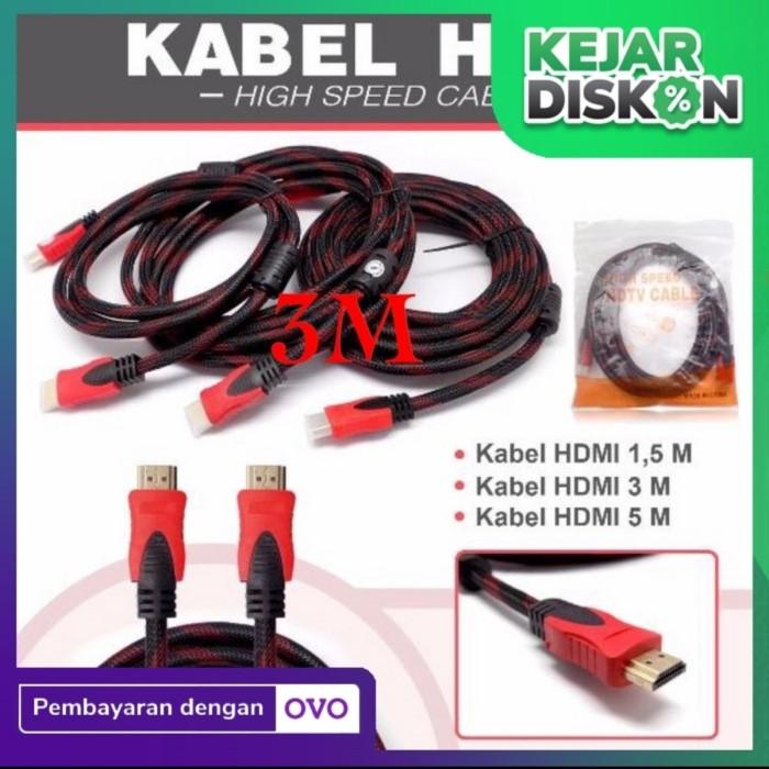 Jual kabel hdmi 3m laptop ke led tv (hdmi to hdmi) | Shopee Indonesia