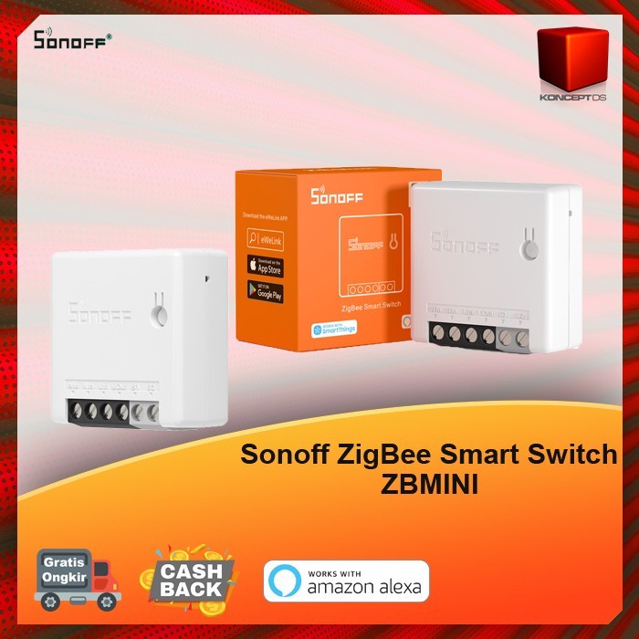 Jual Sonoff ZigBee 2-Way Smart Switch ZB MINI Saklar Pintar 1 Gang ...