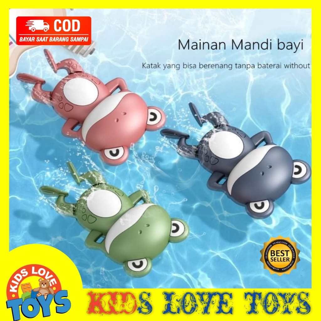 Jual MAINAN ANAK MANDI KATAK BERENANG BERGERAK / MAINAN KODOK KATAK ...