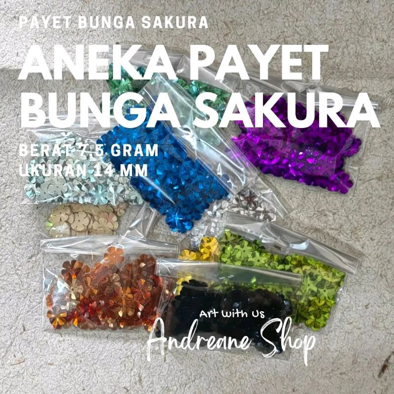 Jual Payet Bunga Sakura 14 mm | Shopee Indonesia
