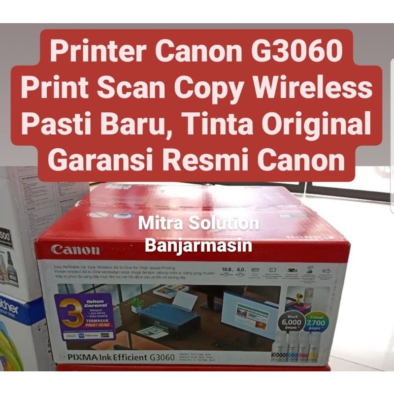 Jual Printer Canon G3060 Print scan copy wireless wifi G 3060 G-3060 ...