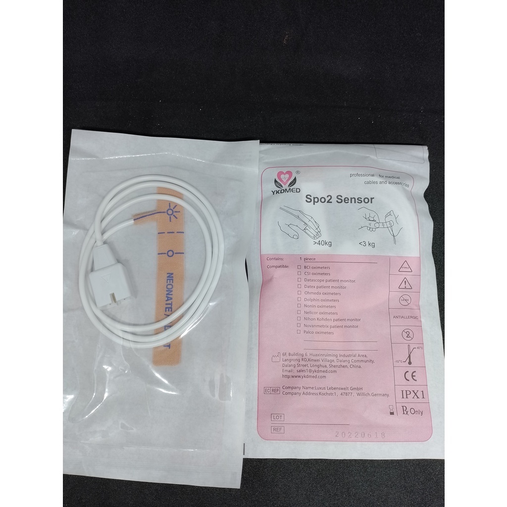 Jual Disposable SPO2 Nellcor 7 Pin Adult / Neonate Plester & Foam ...