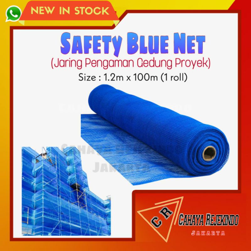 Jual Jaring Pengaman Gedung Proyek | Safety Blue Net | Polynet Biru ...