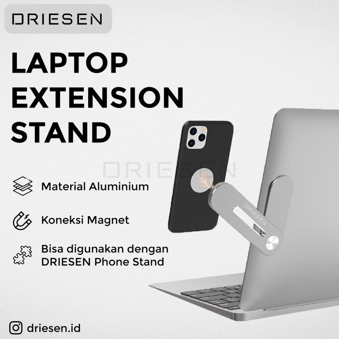 Jual Driesen Laptop Extension Magnet Phone Holder Premium | Shopee ...