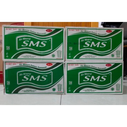 Jual SMS Air Mineral Gelas ( 48 x 220ml ) | Shopee Indonesia