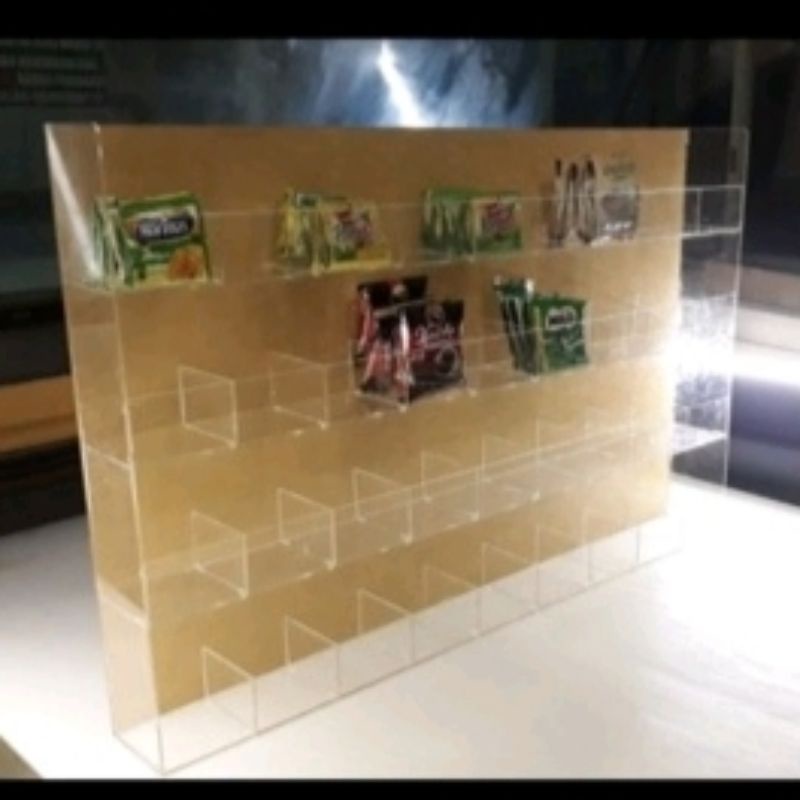 Jual rak display ackrilik serbaguna ukuran 100x50x10 | Shopee Indonesia
