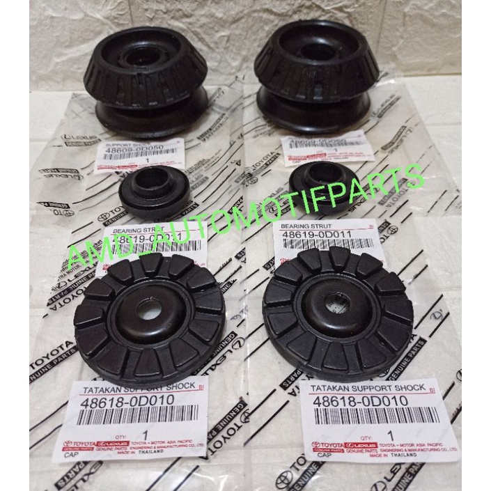 Jual Karet Support Shock Breaker Depan Tatakan Support Atas Bearing Support New Vios Yaris Vios ...