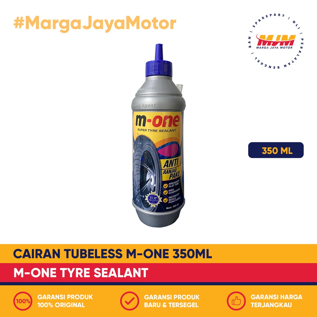 Jual Cairan Tubeless M-One 350ml Cairan Anti Ban Bocor M1 350ml | Shopee Indonesia