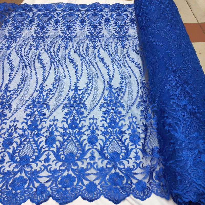 Jual Kain Tile Bordir Pinggiran RDL/ Tile Bordir mewah / harga 0,5m ...