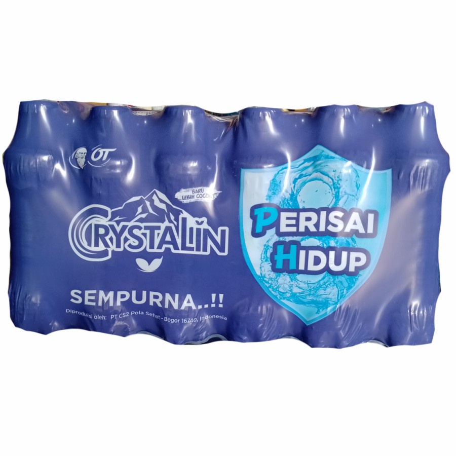 Jual Crystalin Air Mineral Botol Karton [24 pcs x 330 mL] | Shopee Indonesia