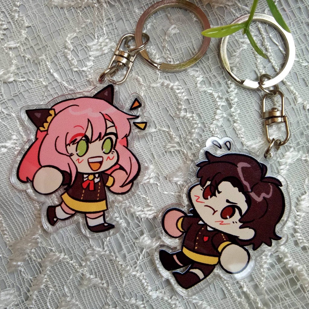 Jual [last stock] Spy x Family couple keychain original Anya Damian ...