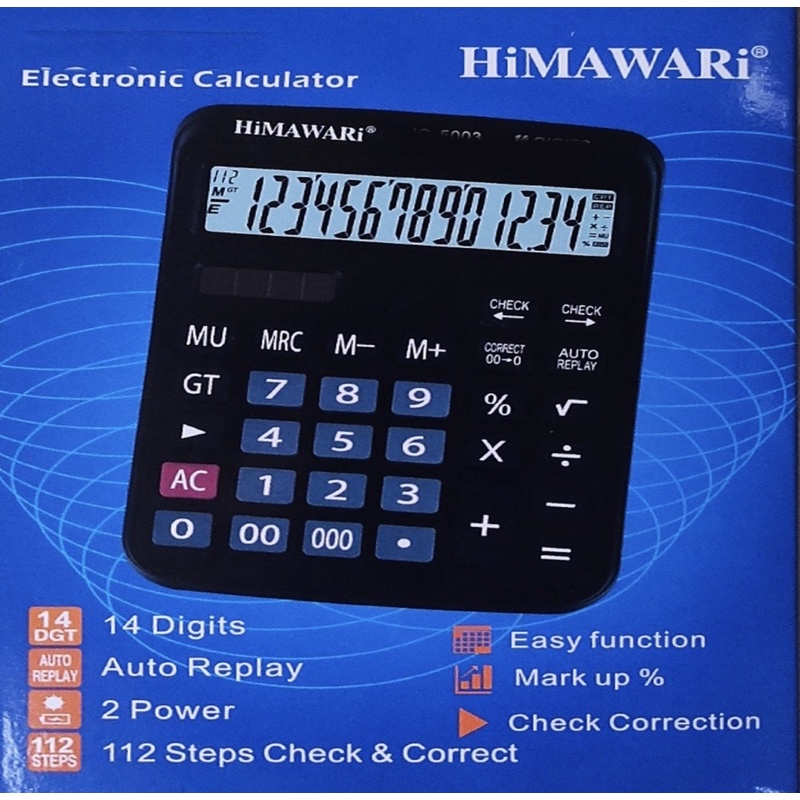 Jual Kalkulator Calculator Himawari 12Digit Alat Menghitung | Shopee ...