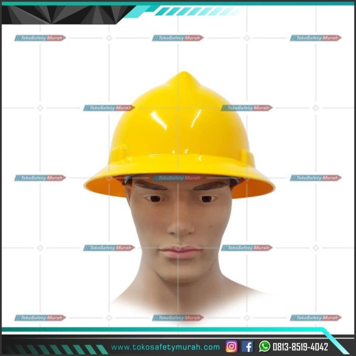 Jual Safety Helmet Helmet Safety Full Brim Fullbrim Msa Lokal ...