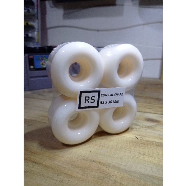 Jual Skateboard wheels blank RS shape 55D 53mm | Shopee Indonesia
