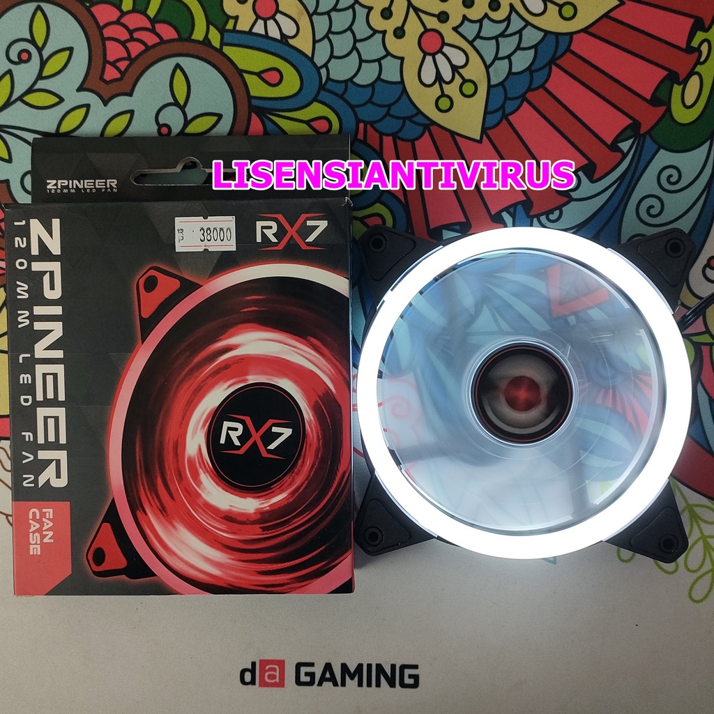 Jual FAN Putih RX7 12CM FAN Casing White Fan 12cm Warna Putih RX7 ...