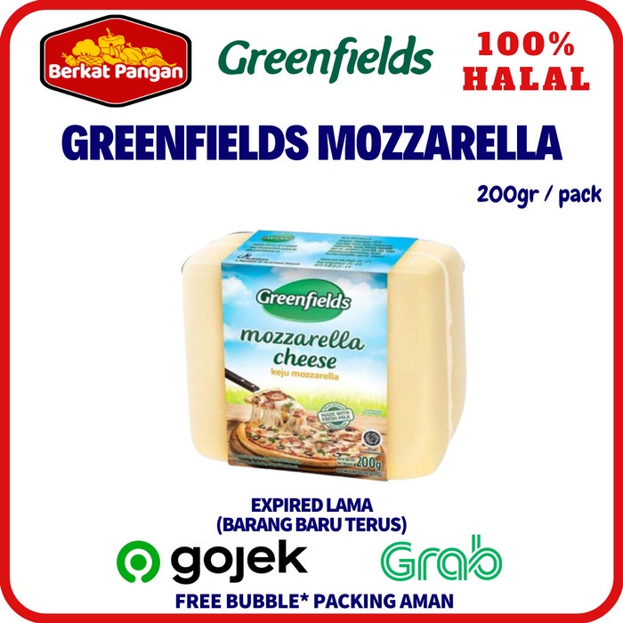 Jual Greenfields Mozarella Cheese Keju Greenfield 200 gr | Shopee Indonesia