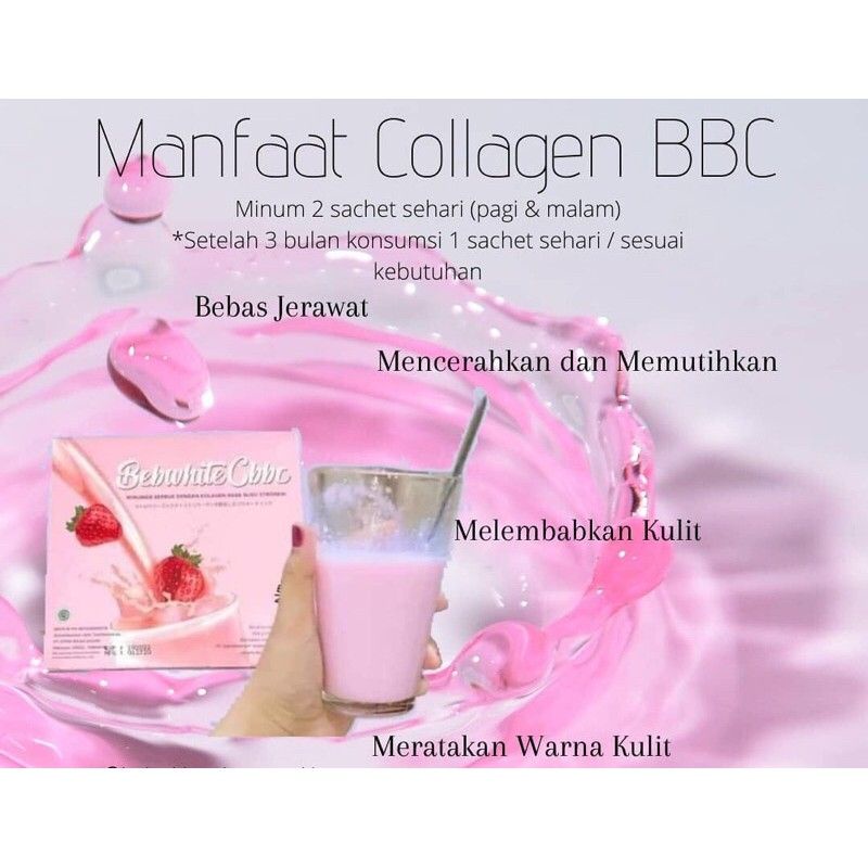 Jual Susu Collagen Bebwhite C Bbc Rasa Strawberry | Shopee Indonesia