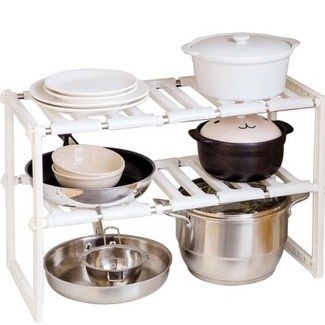 Jual SHENAR- (COD)RAK PANCI KUALI MODERN RACK 2 SUSUN DAPUR WASTAFEL ...