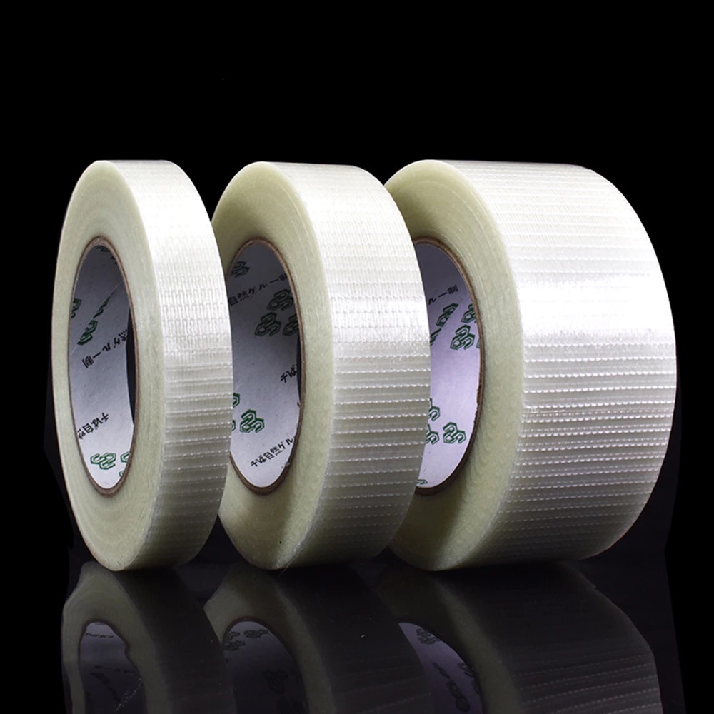Jual Lakban Isolasi Super Strong Grid Fiber Tape Serat 25 Meter ...