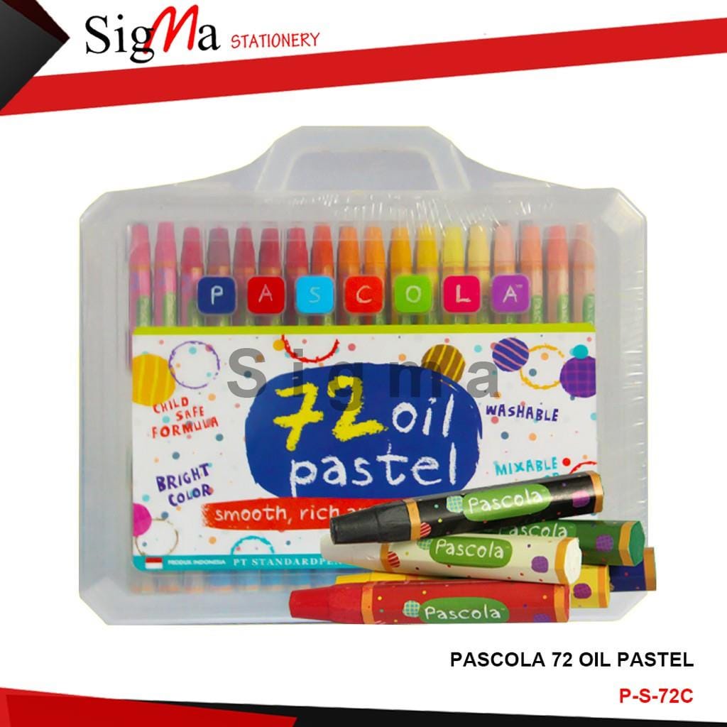 Jual Crayon Murah PASCOLA 72 warna (AtkSigma) | Shopee Indonesia