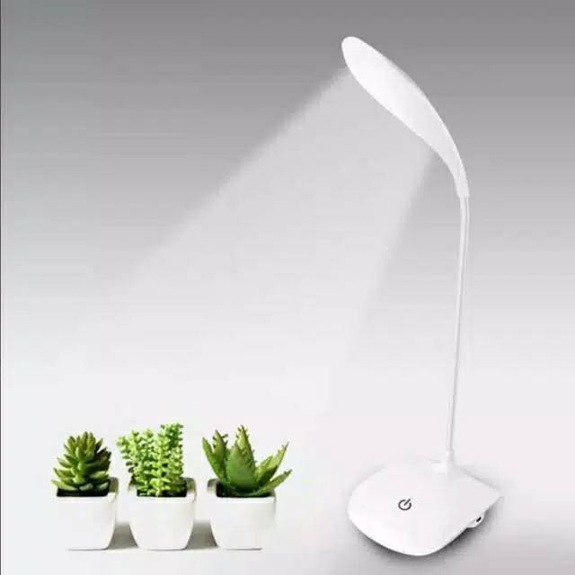 Jual LAMPU MEJA BELAJAR / LAMPU BACA LED Rechargeable Portable Charge ...