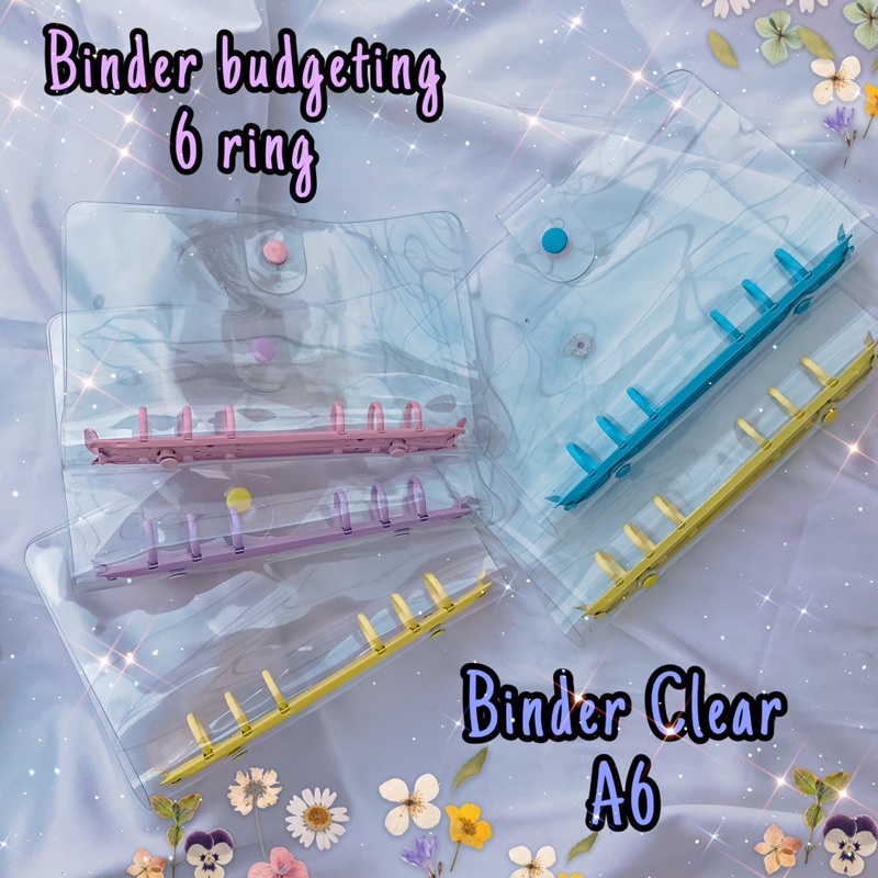 Jual Binder A6 Jelly Clear || Binder budgeting transparan || Binder A6 ...