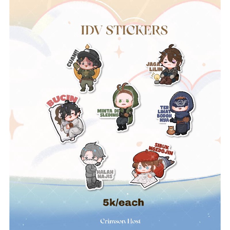 Jual Identity V IDV sticker | Shopee Indonesia