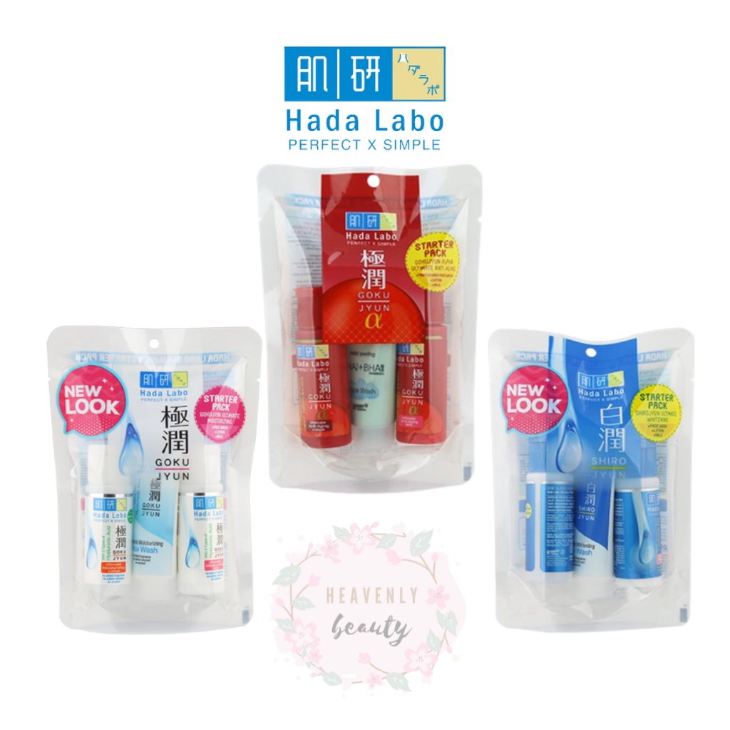 Jual Hada Labo - Starter Pack (Gokujyun Moisturizing, Shirojyun ...