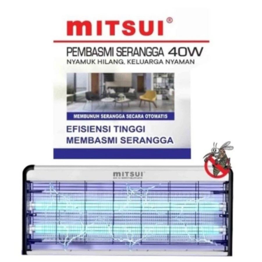 Jual Insect Kiler Mitsui 40w Lampu Perangkap Nyamuk Lalat Serangga ...
