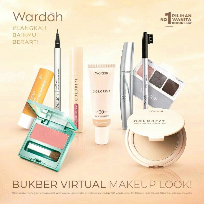 Jual WARDAH PAKET NATURAL (FREE HIJAB) / PAKET MAKE UP / PAKET ...