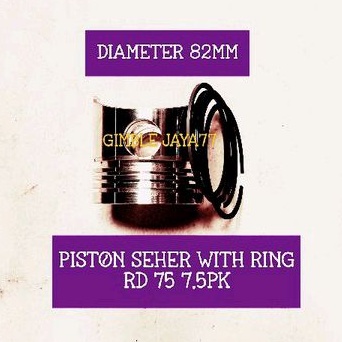 Jual RD 75 PISTON SEHER WITH RING UNTUK MESIN DIESEL KUBOTA 7,5 PK | Shopee Indonesia