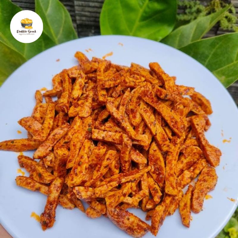 Jual Basreng Renyah 1kg | Baso Goreng Pedas Daun Jeruk | Keripik ...