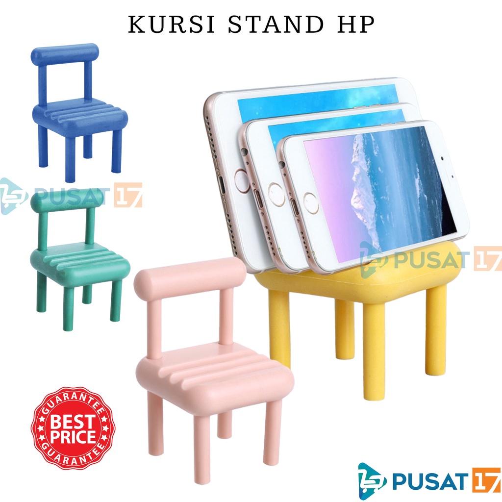 Jual PUSAT17 STAND HP KURSI 3D UNIVERSAL / STAND HOLDER HP MODEL KURSI ...