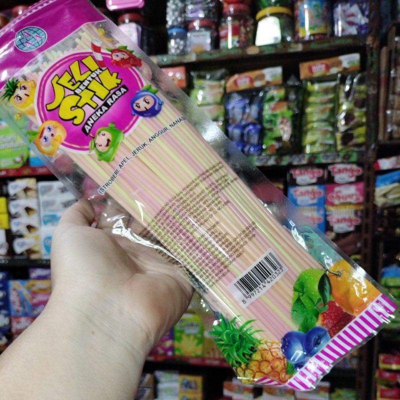 Jual permen sedotan jeli bentuk stik aneka rasa buahan | Shopee Indonesia