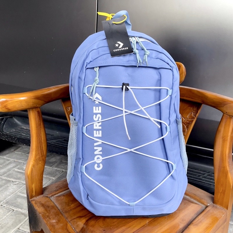 Jual CONVERSE SWAP OUT BACKPACK SKY BLUE + FULLSET | Shopee Indonesia