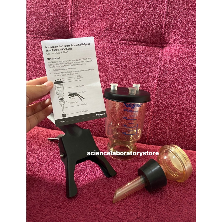 Jual Filter Funnel With Clamp for Vacuum Filtration Size 47mm 250ml ...