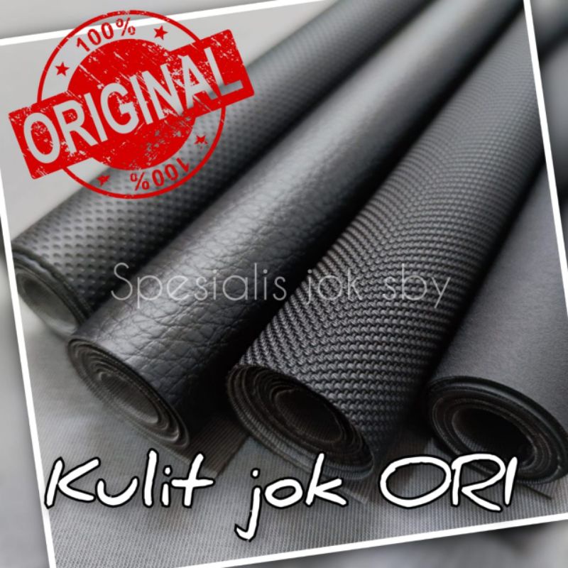 Jual kulit jok motor polos hitam kulit jok ORI import kulit jok premium ...
