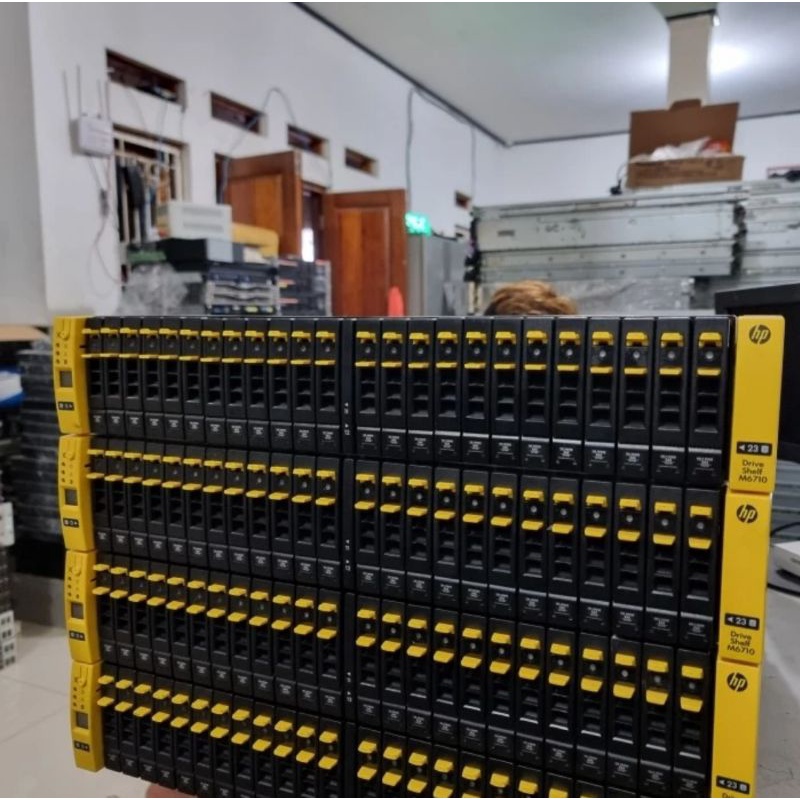Jual HP HPE Drive Shelf M6710 SAS Enclosure 3PAR 24x 300GB 15K 2.5inch ...