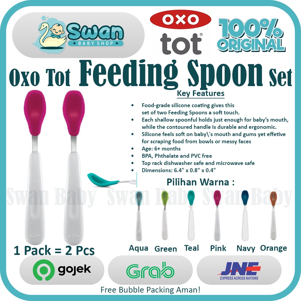Jual OXO Tot Feeding Spoon Set | Shopee Indonesia