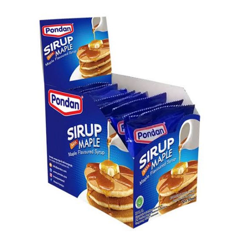 Jual Paket tepung pancake mix 125 gr dan sirup kue panekuk pancake ...