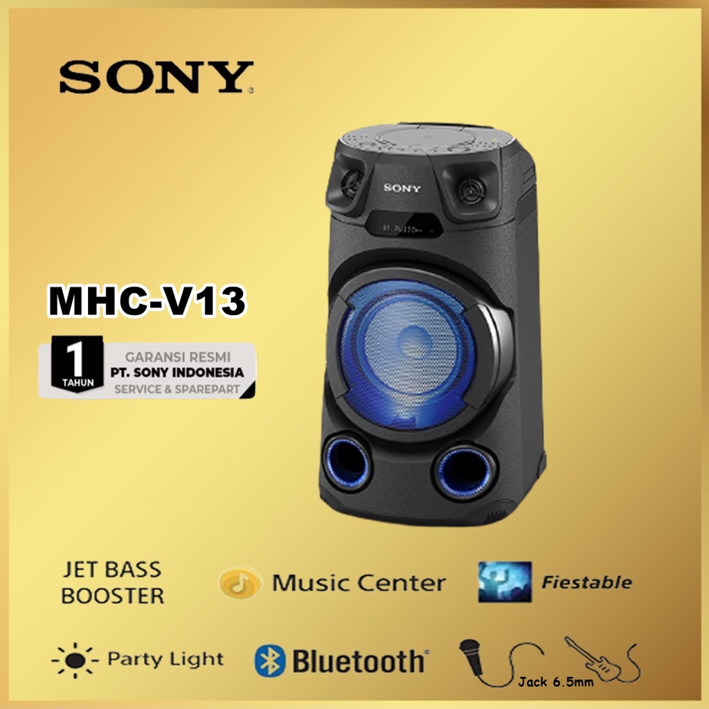 Jual Sony MHC-V13 High Power Audio Speaker System with Bluetooth V 13 | Shopee Indonesia