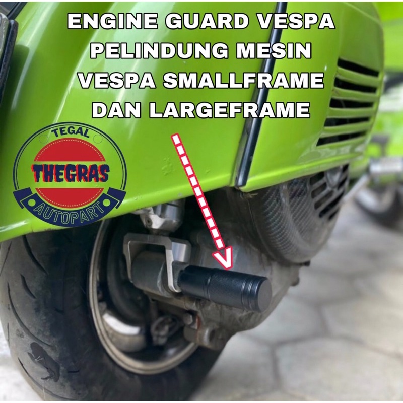 Jual Engine Guard Vespa Engine Guard Pelindung Vespa Pelindung Mesin ...