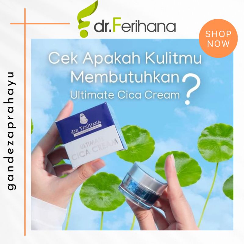 Jual dr.ferihana - Ultimate Cica cream /cream 2in1 pagi dan malam /Penghilang bopeng /Pelembab ...