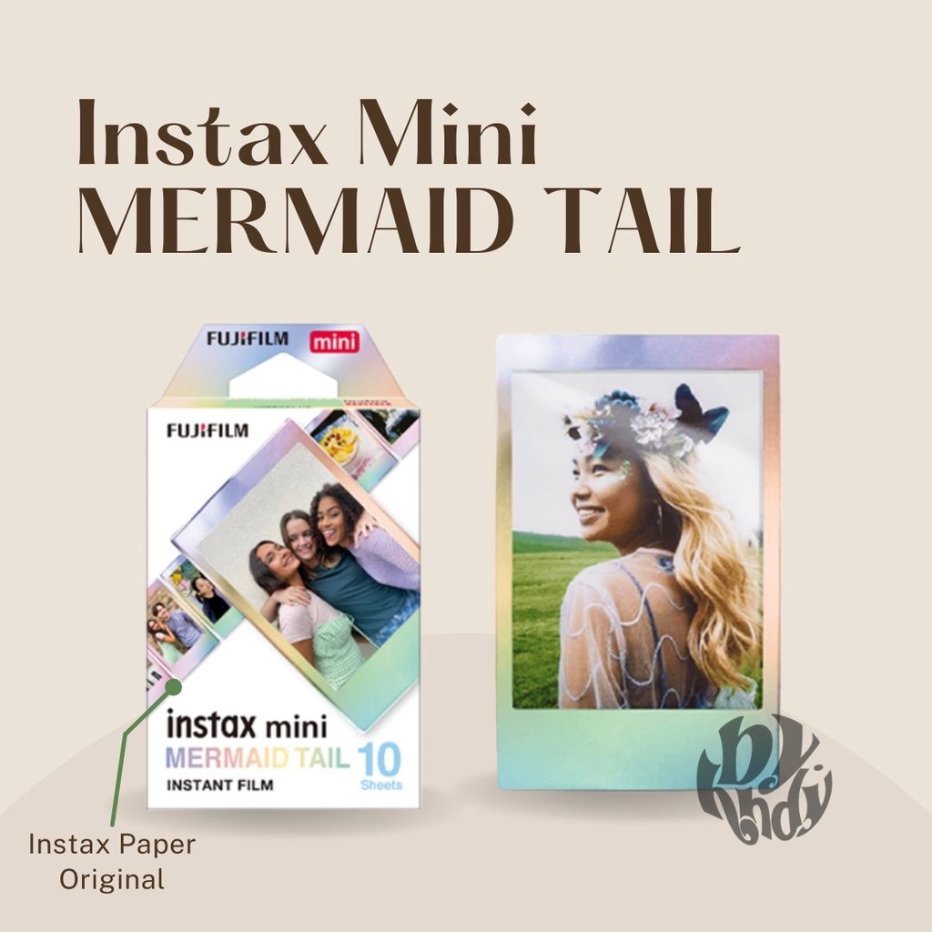 Jual Instax Mini Print Polaroid MERMAID TAIL (Instax Paper Original ...